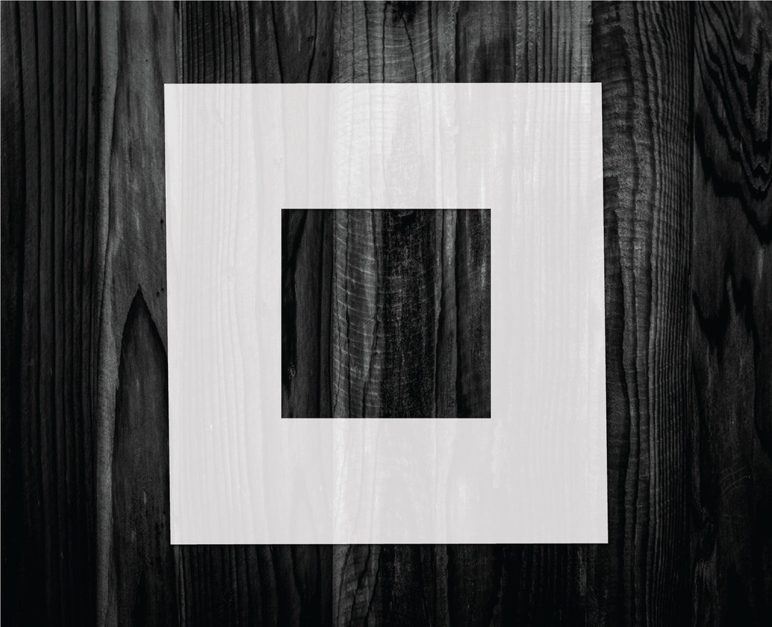 Square Stencil, Mylar Reusable Stencil, Stencil, FAST SHIPPING - Etsy