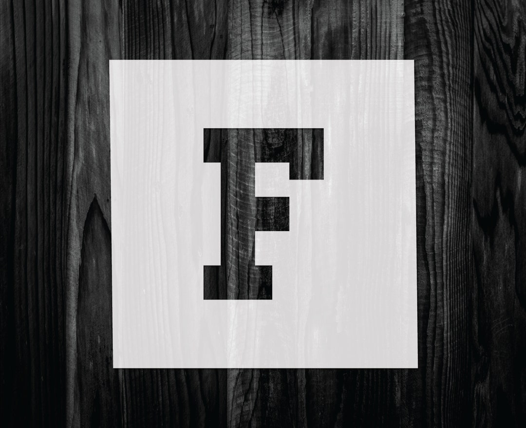 Letter F Stencil, Mylar Reusable Stencil, Stencil, FAST SHIPPING - Etsy