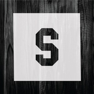 Letter S Stencil, Mylar Reusable Stencil, Stencil, FAST SHIPPING - Etsy