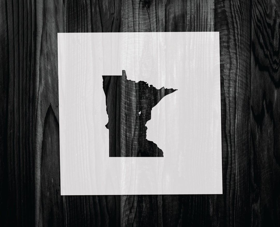 Minnesota Stencil, Mylar Reusable Stencil, Stencil, FAST SHIPPING - Etsy
