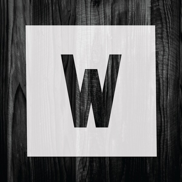 Wooden Letter W - Etsy