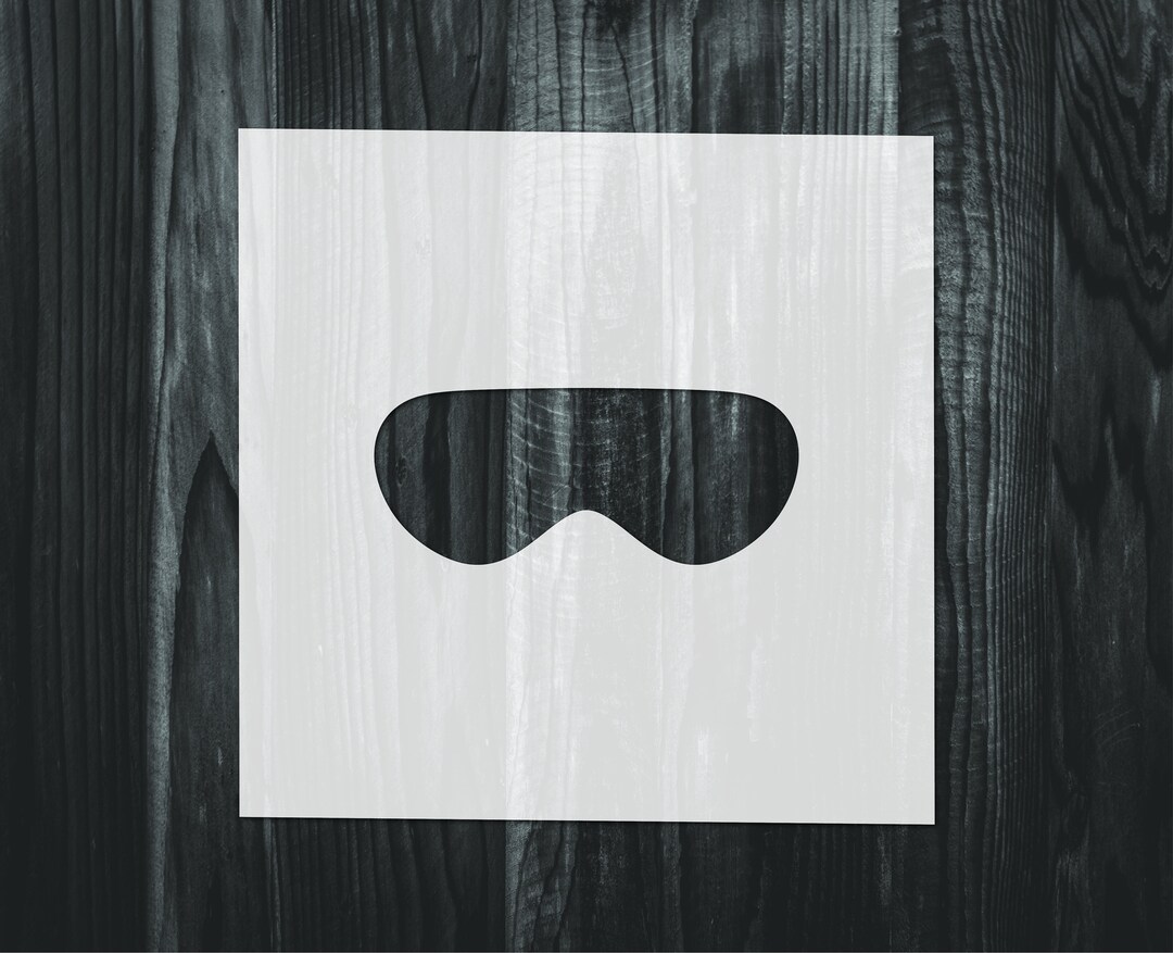 Eye Mask Stencil, Mylar Reusable Stencil, Stencil, FAST SHIPPING - Etsy