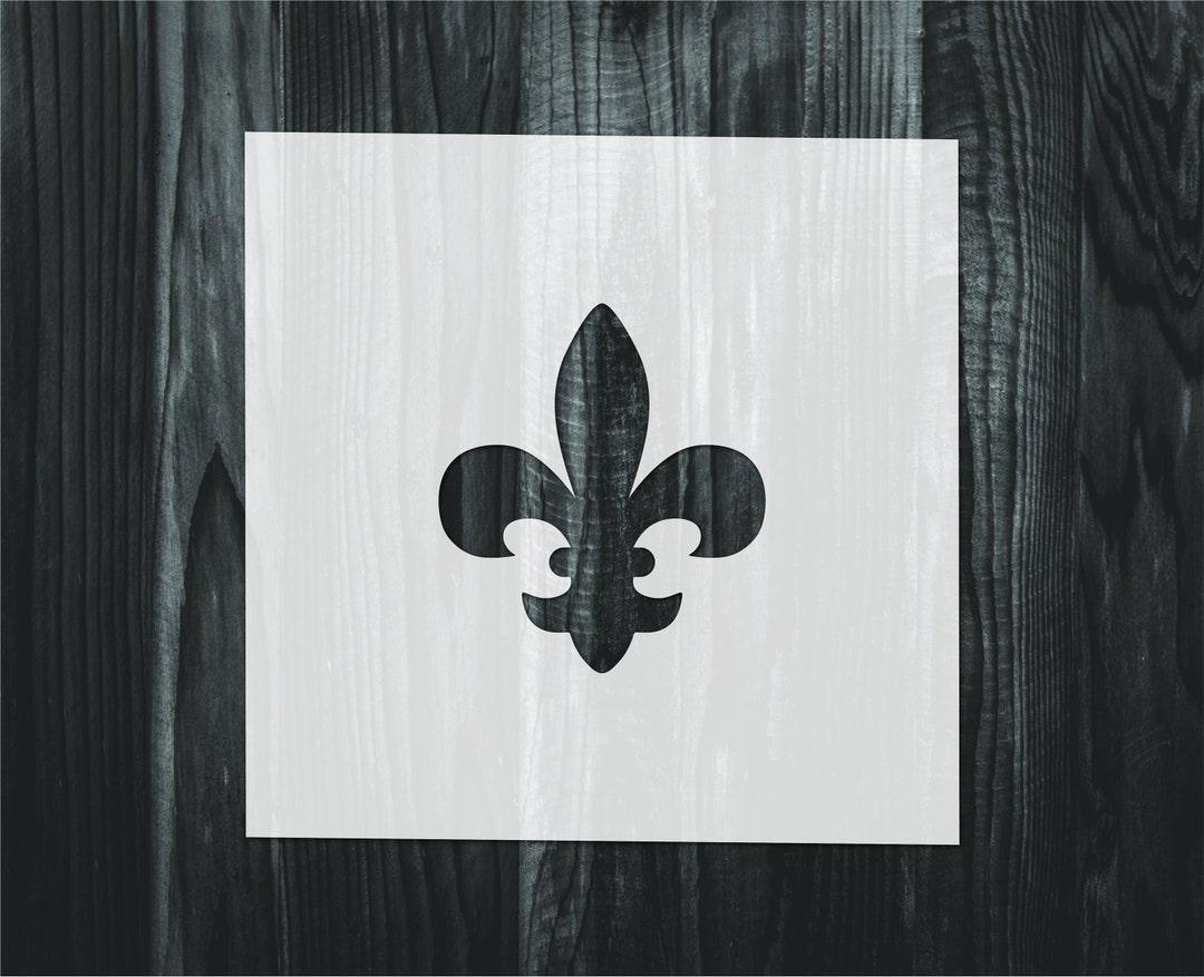 Fleur De Lis Stencil, Mylar Reusable Stencil, Stencil, FAST SHIPPING - Etsy
