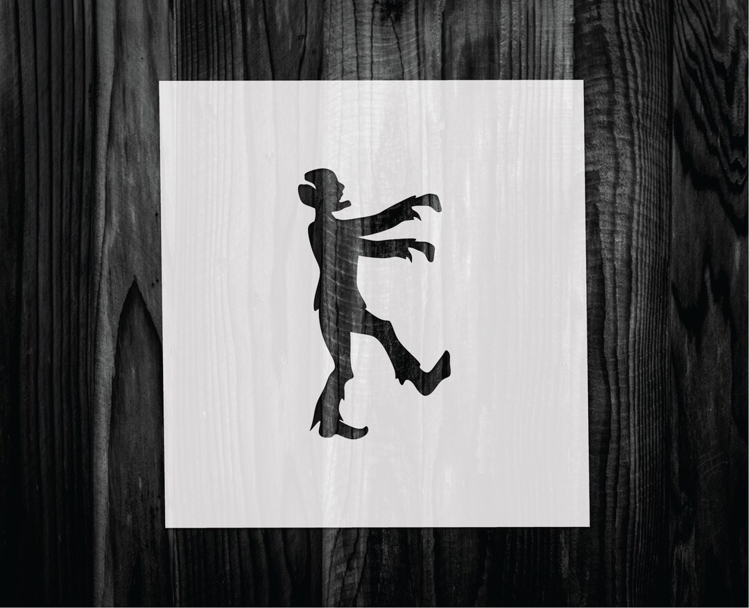 Zombie Stencil, Mylar Reusable Stencil, Stencil, FAST SHIPPING - Etsy