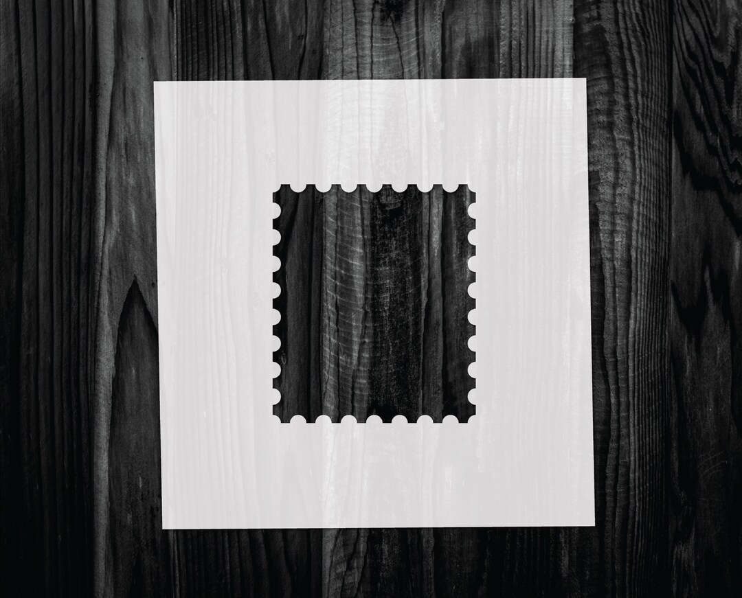 Postage Stamp Stencil, Mylar Reusable Stencil, Stencil, FAST SHIPPING - Etsy