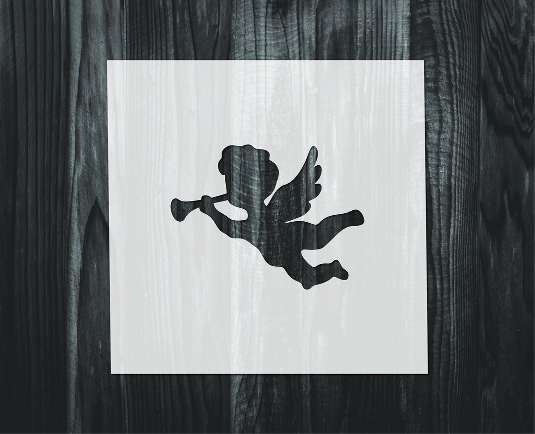 Cherub Stencil, Mylar Reusable Stencil, Stencil, FAST SHIPPING - Etsy