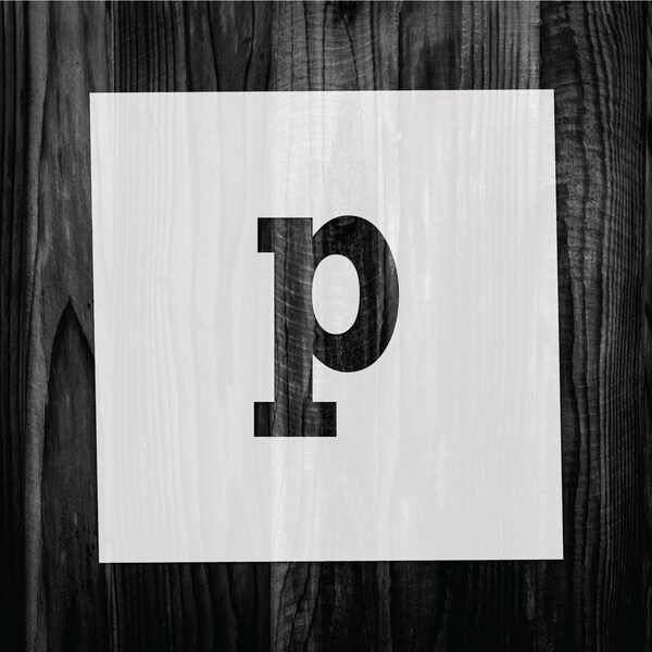 Lowercase P - Etsy