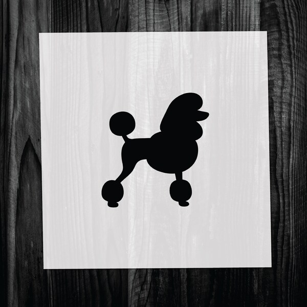Poodle Stencil - Etsy