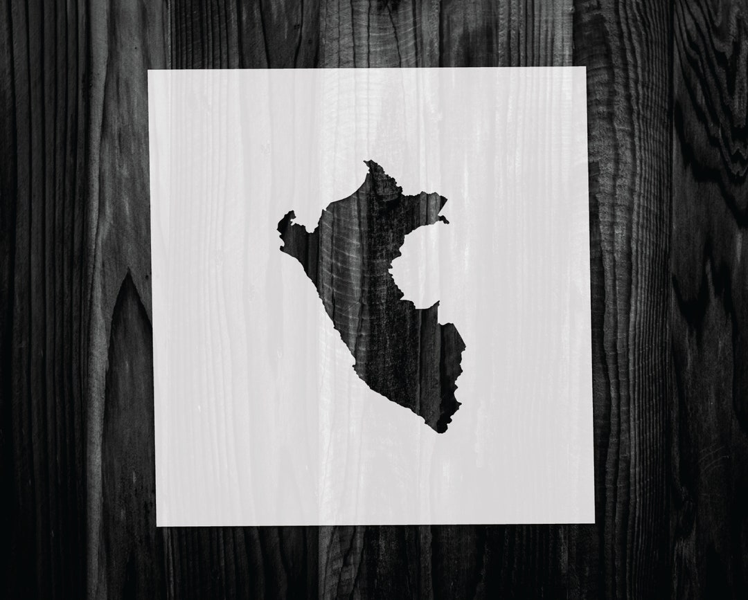 Peru Stencil, Mylar Reusable Stencil, Stencil, FAST SHIPPING - Etsy
