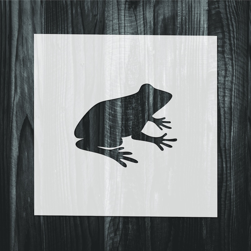 Frog Stencil - Etsy