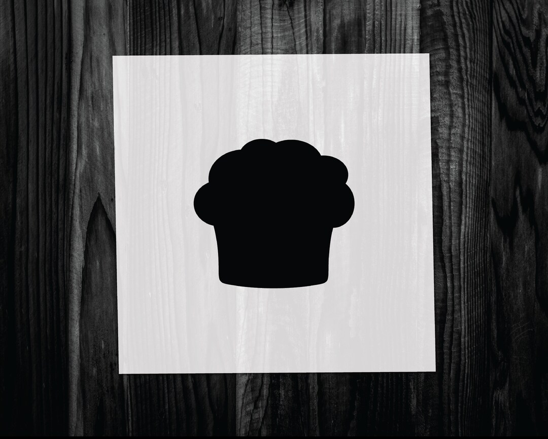 Muffin Stencil: Reusable Mylar Template - Etsy