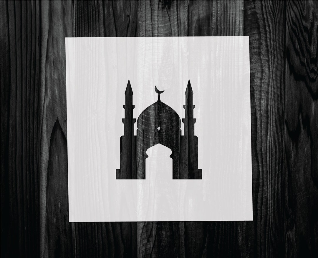 Mosque Stencil, Mylar Reusable Stencil, Stencil, FAST SHIPPING - Etsy