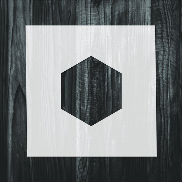 Hexagon Stencil - Etsy