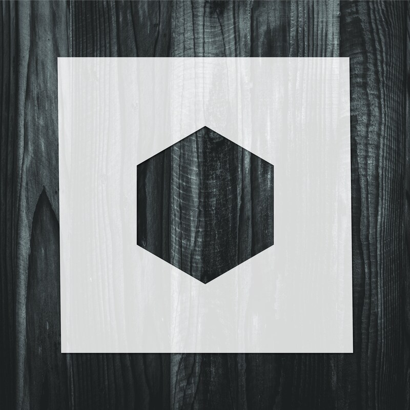 Hexagon Stencil - Etsy