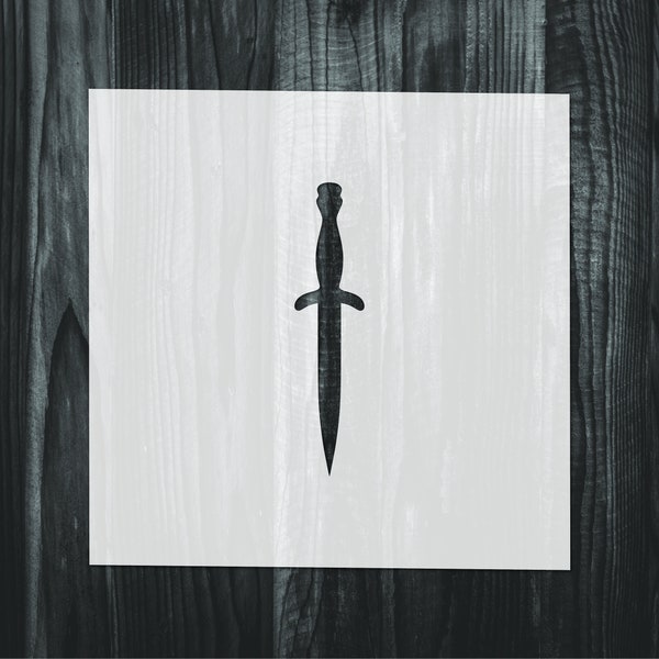 Dagger Stencil - Etsy