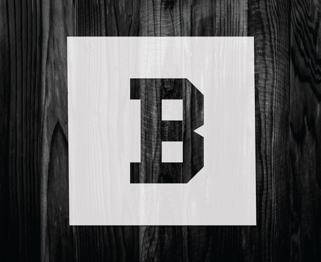 Letter B Stencil, Mylar Reusable Stencil, Stencil, FAST SHIPPING - Etsy