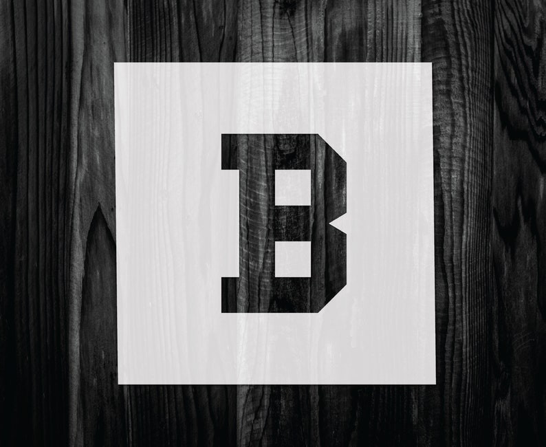 Letter B Stencil Mylar Reusable Stencil Stencil FAST - Etsy