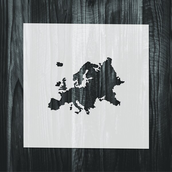 Europe Stencil - Etsy