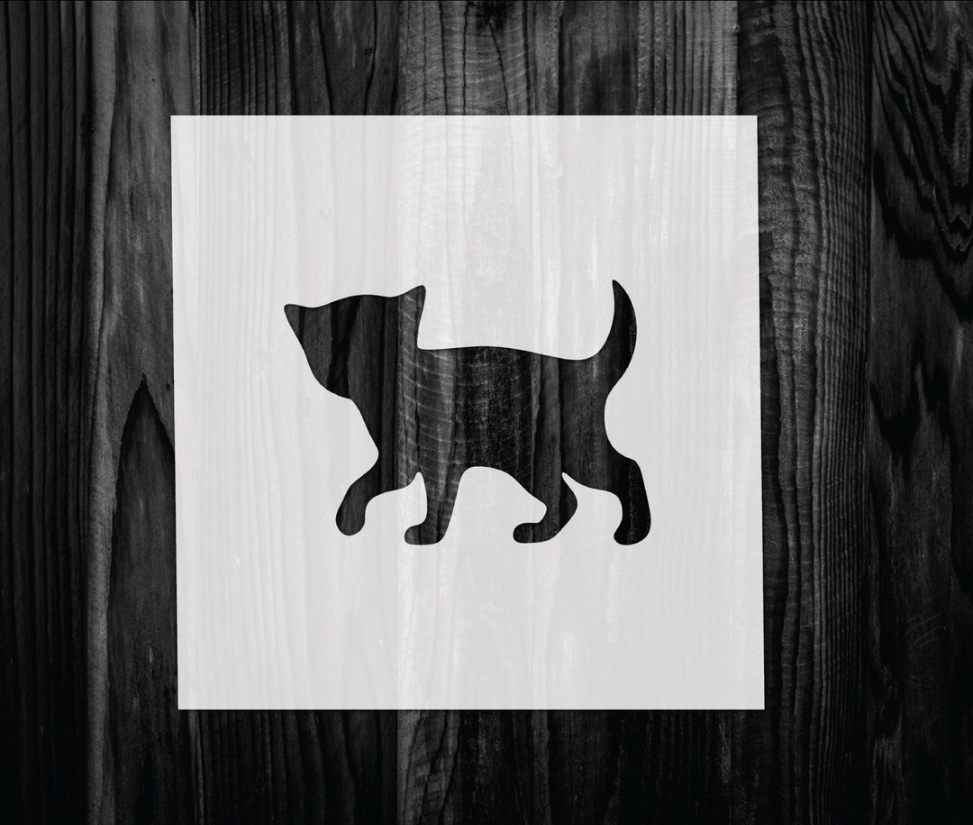 Kitten Stencil, Mylar Reusable Stencil, Stencil, FAST SHIPPING - Etsy