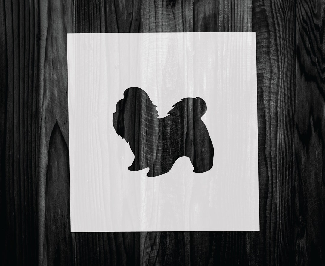Shih Tzu Stencil, Mylar Reusable Stencil, Stencil, FAST SHIPPING - Etsy