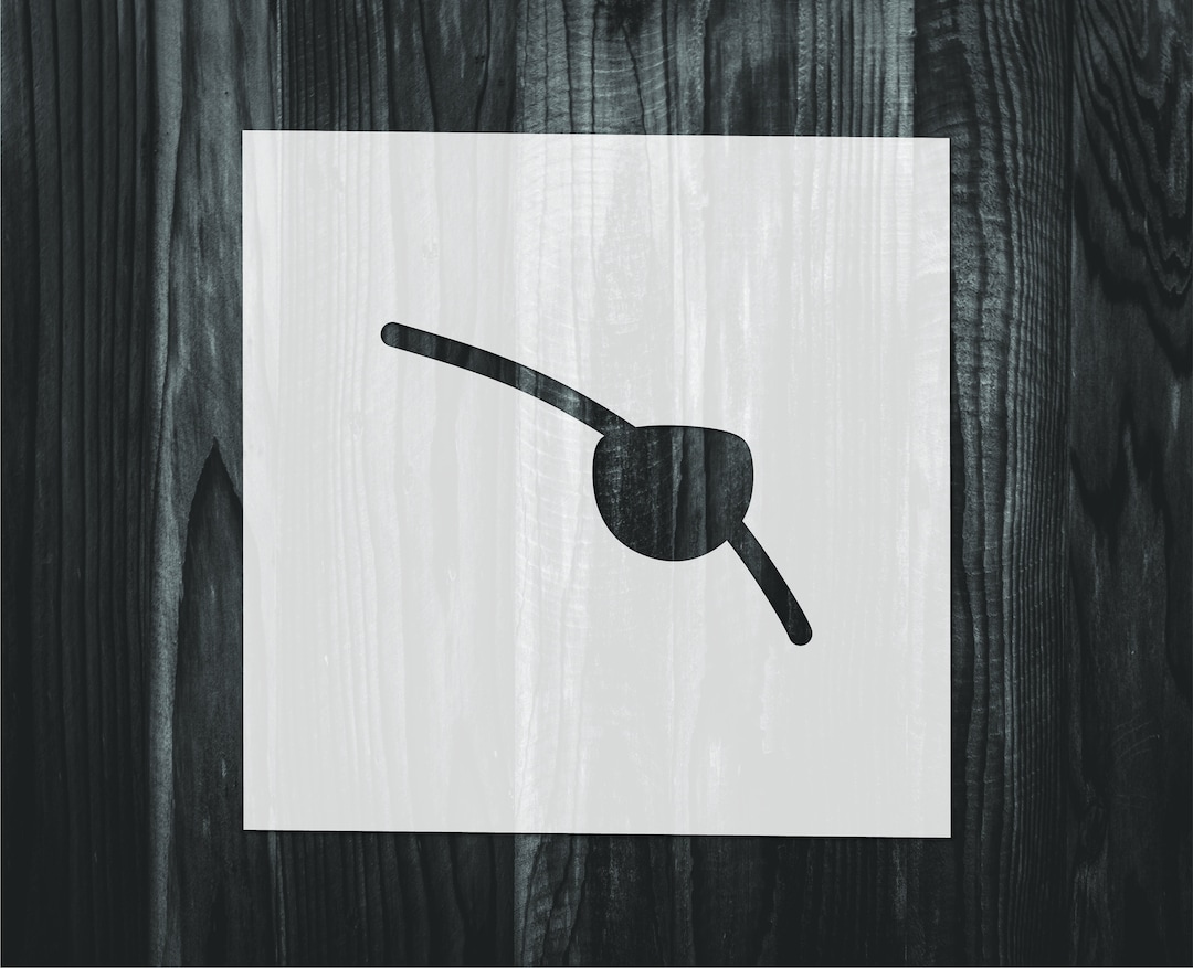 Eye Patch Stencil: Reusable Mylar Template - Etsy
