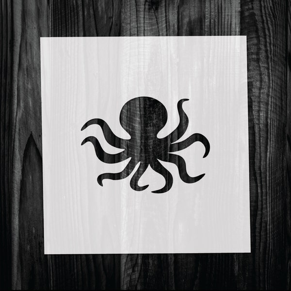 Octopus Stencil - Etsy
