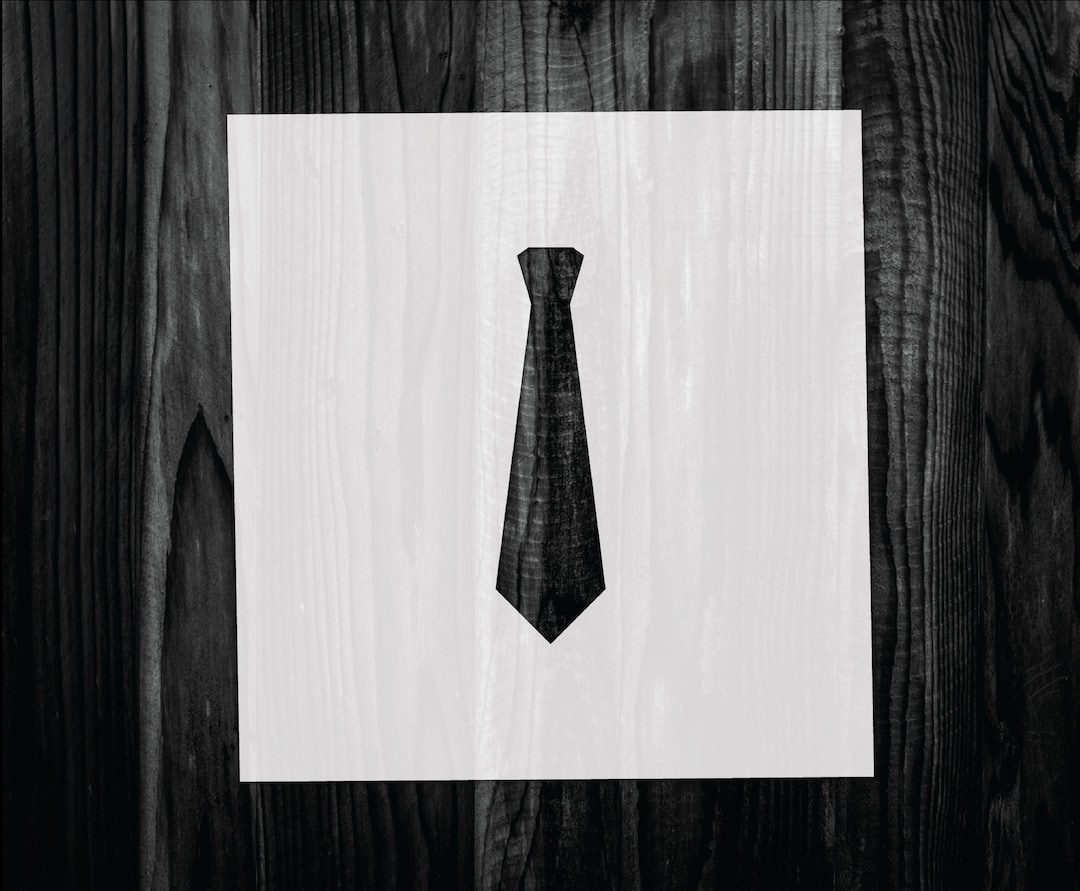 Necktie Stencil, Mylar Reusable Stencil, Stencil, FAST SHIPPING - Etsy