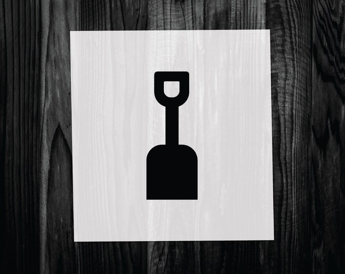 Shovel and Pick Stencil Reusable Shovel and Pick Stencil Art Stencil ...