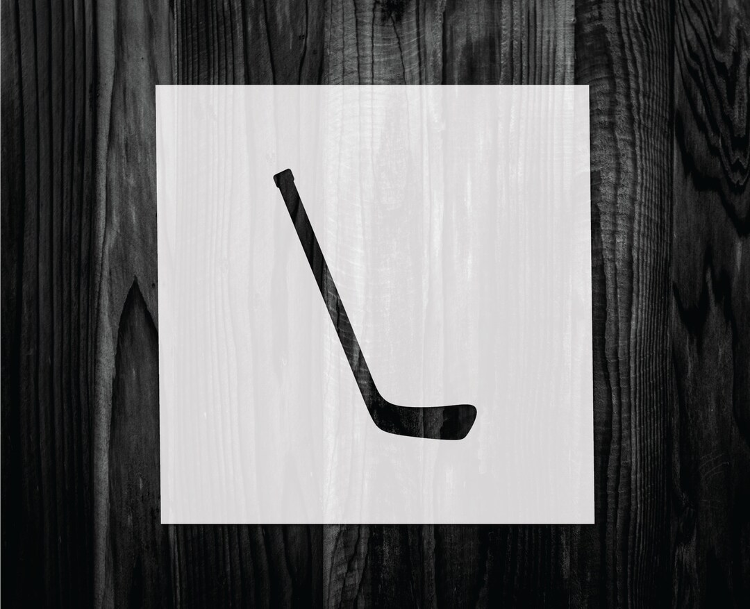 Hockey Stick Stencil, Mylar Reusable Stencil, Stencil, FAST SHIPPING - Etsy