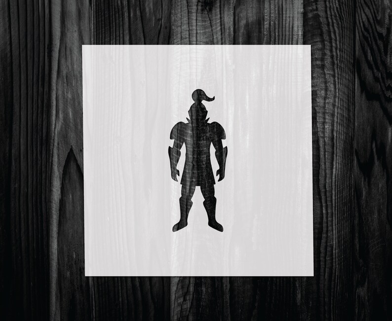Knight Stencil Mylar Reusable Stencil Stencil FAST SHIPPING - Etsy