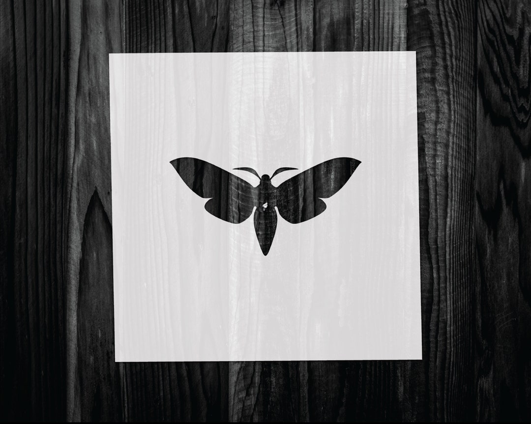 Moth Stencil, Mylar Reusable Stencil, Stencil, FAST SHIPPING - Etsy