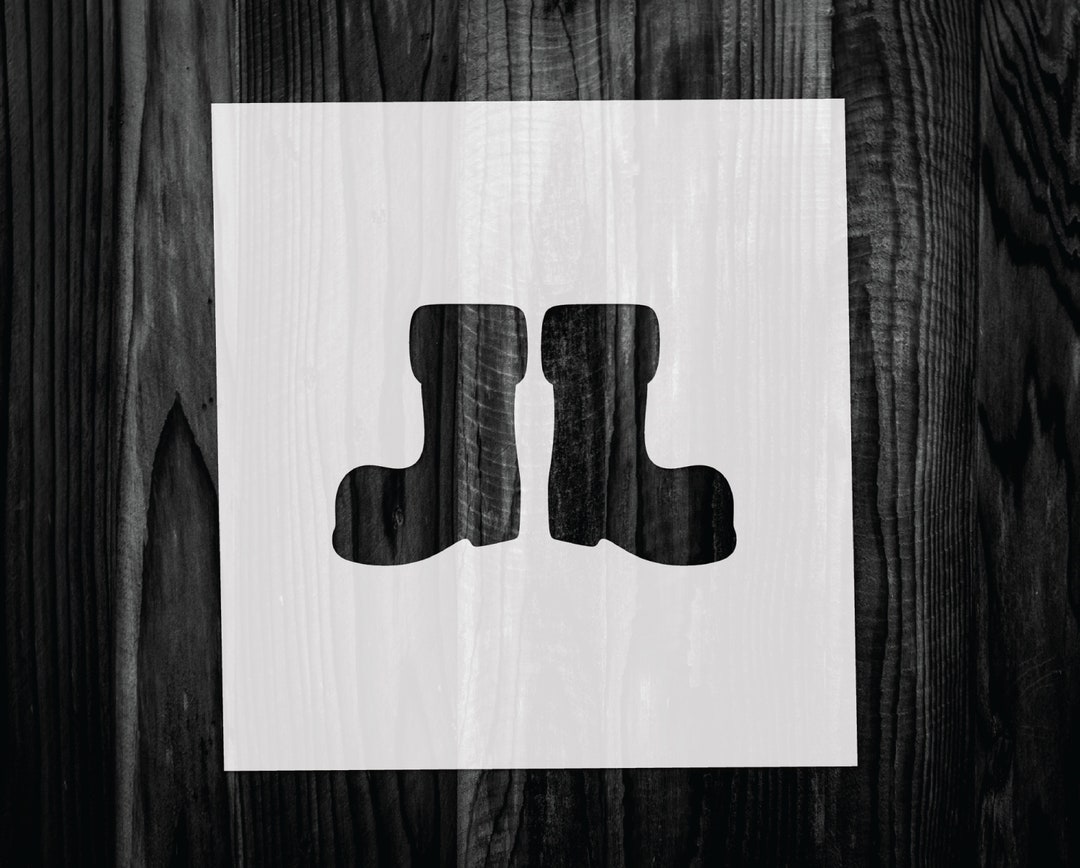 Santa Boots Stencil, Mylar Reusable Stencil, Stencil, FAST SHIPPING - Etsy