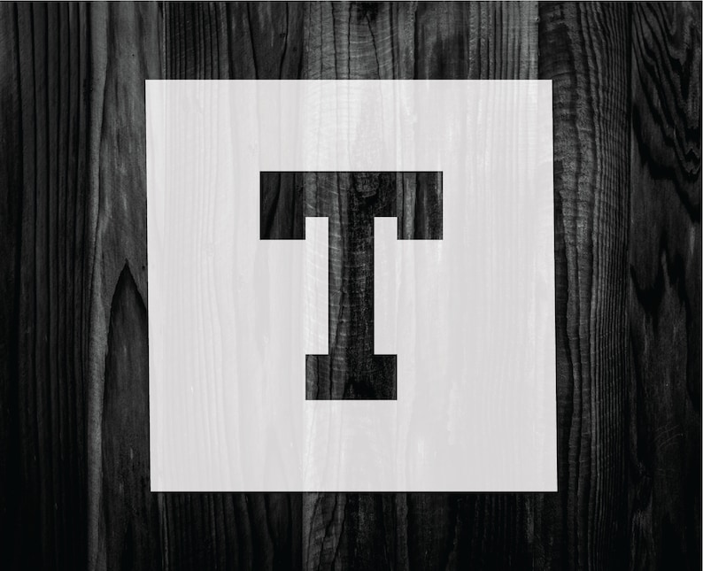 Letter T Stencil Mylar Reusable Stencil Stencil FAST - Etsy