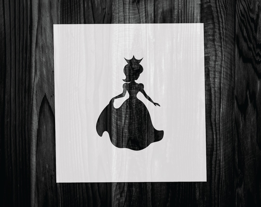 Princess Stencil, Mylar Reusable Stencil, Stencil, FAST SHIPPING - Etsy
