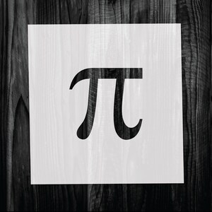 Pi Stencil, Mylar Reusable Stencil, Stencil, FAST SHIPPING - Etsy