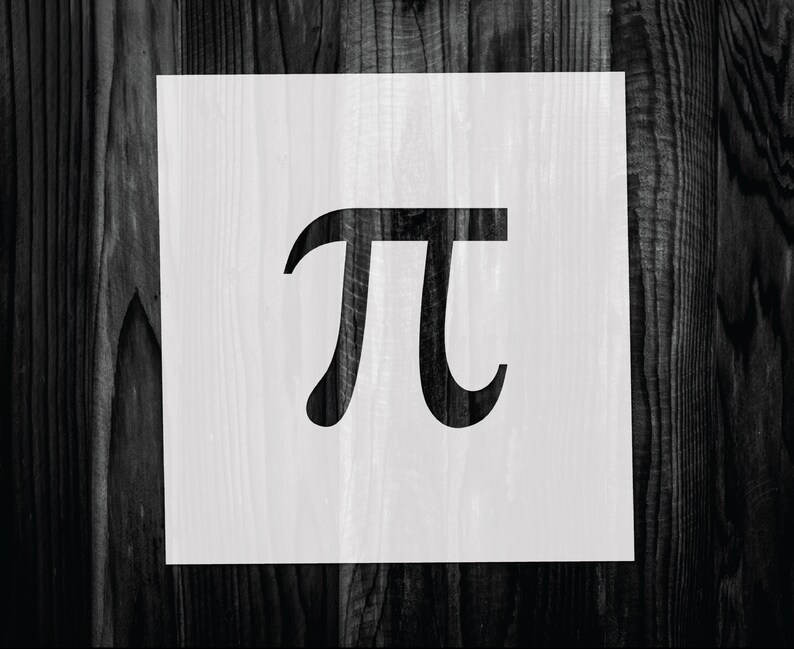 Pi Stencil Mylar Reusable Stencil Stencil FAST SHIPPING - Etsy