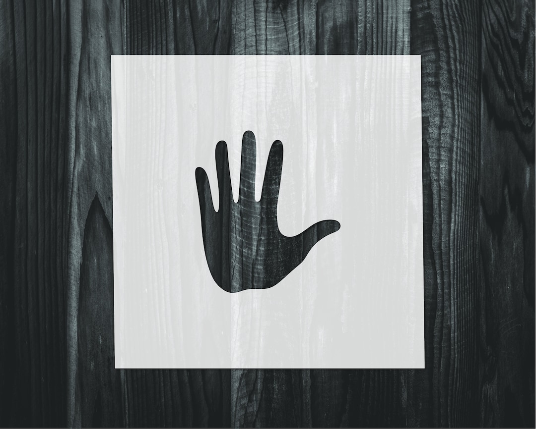 Hand Stencil, Mylar Reusable Stencil, Stencil, FAST SHIPPING - Etsy