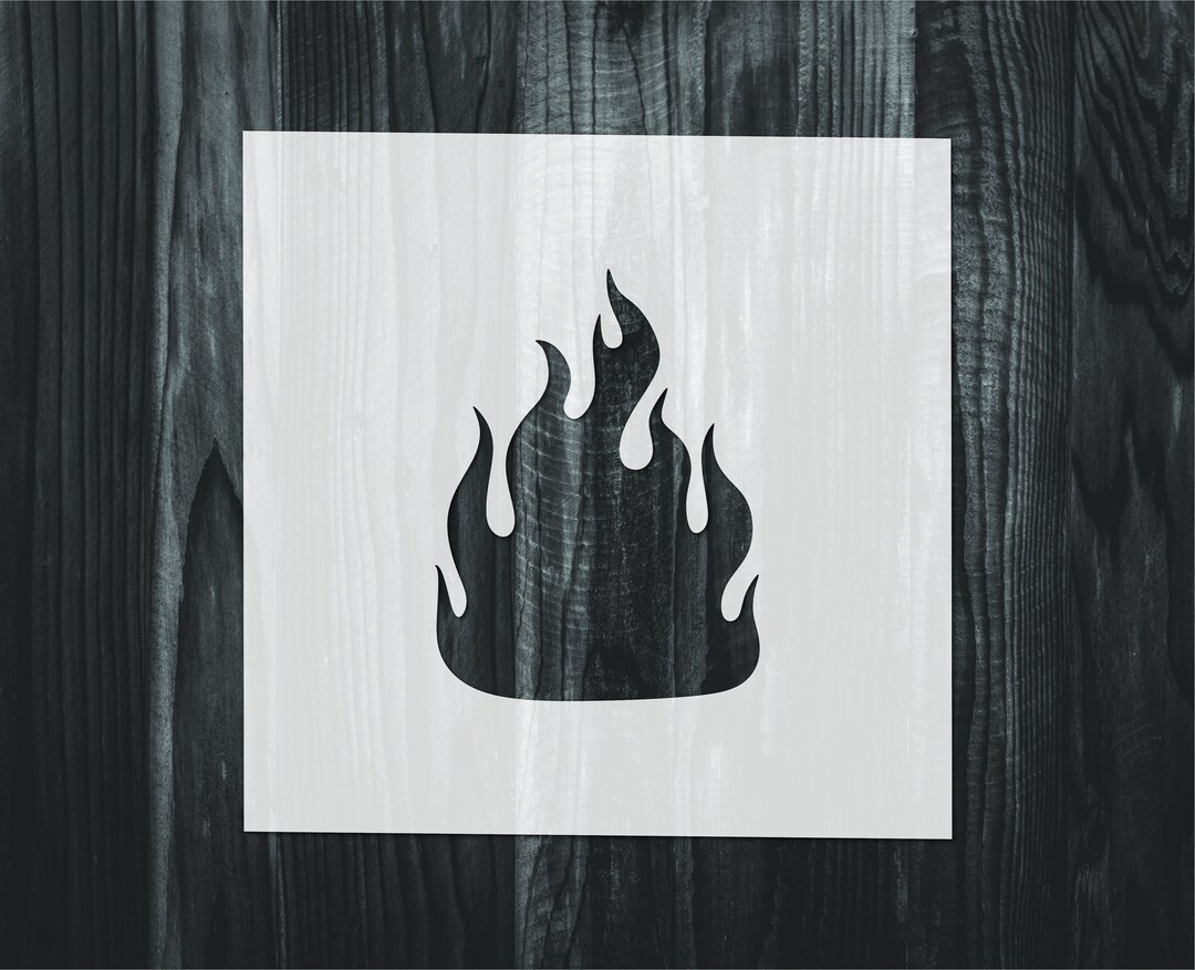 Fire Stencil, Mylar Reusable Stencil, Stencil, FAST SHIPPING - Etsy