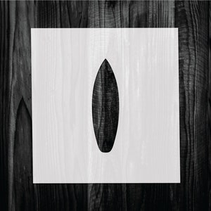 Surfboard Stencil: Reusable Mylar Template - Etsy