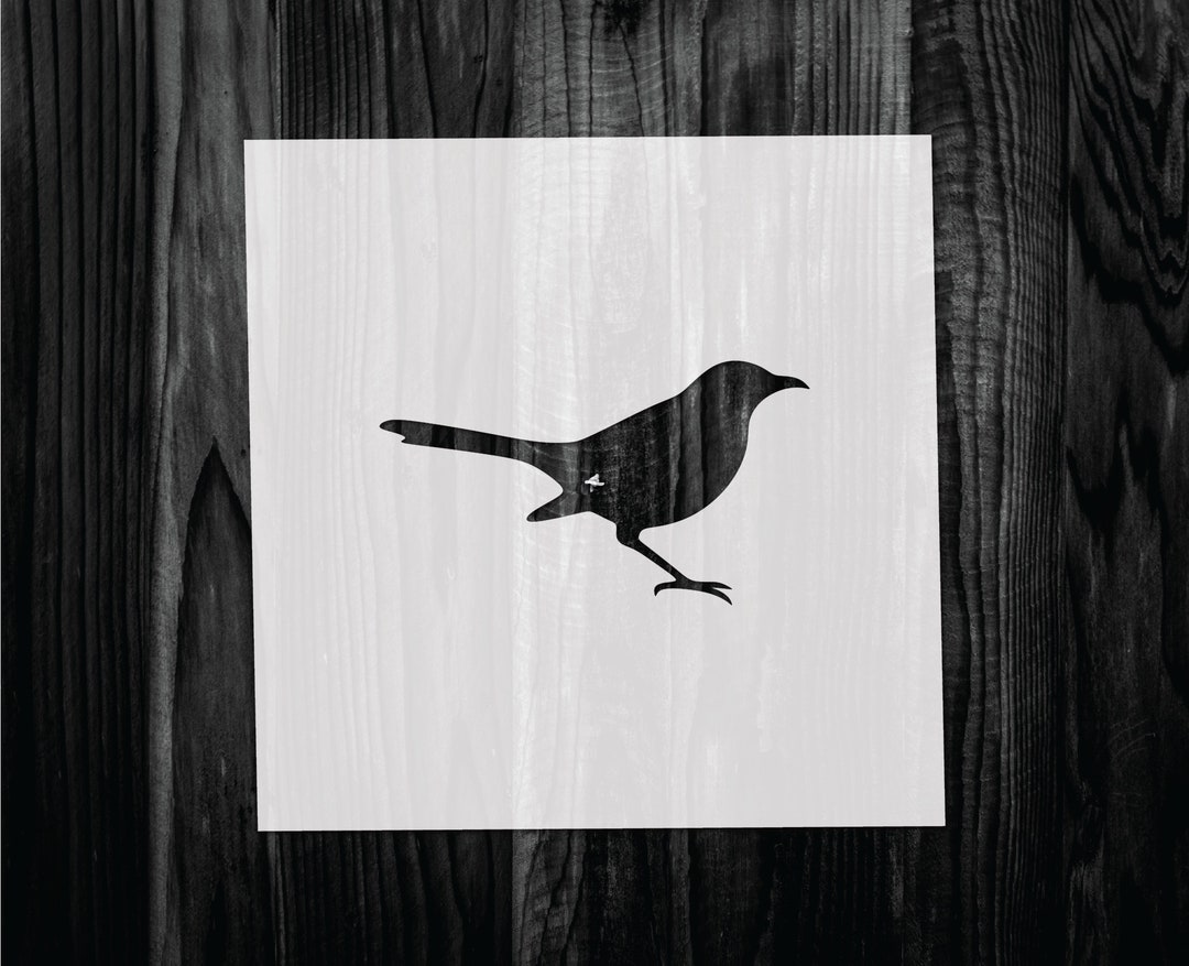 Mockingbird Stencil, Mylar Reusable Stencil, Stencil, FAST SHIPPING - Etsy