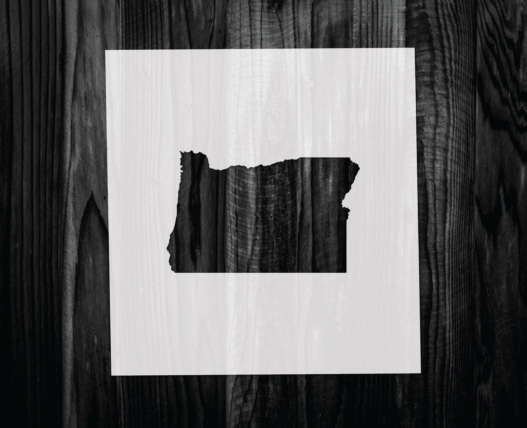 Oregon Stencil, Mylar Reusable Stencil, Stencil, FAST SHIPPING - Etsy