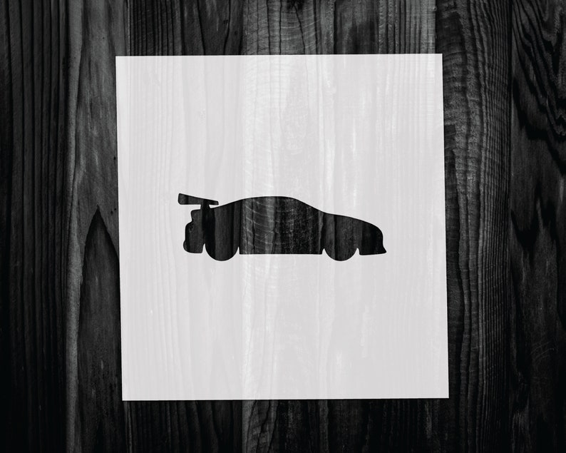Race Car Stencil Mylar Reusable Stencil Stencil FAST - Etsy