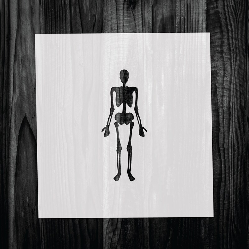 Skeleton Stencil - Etsy