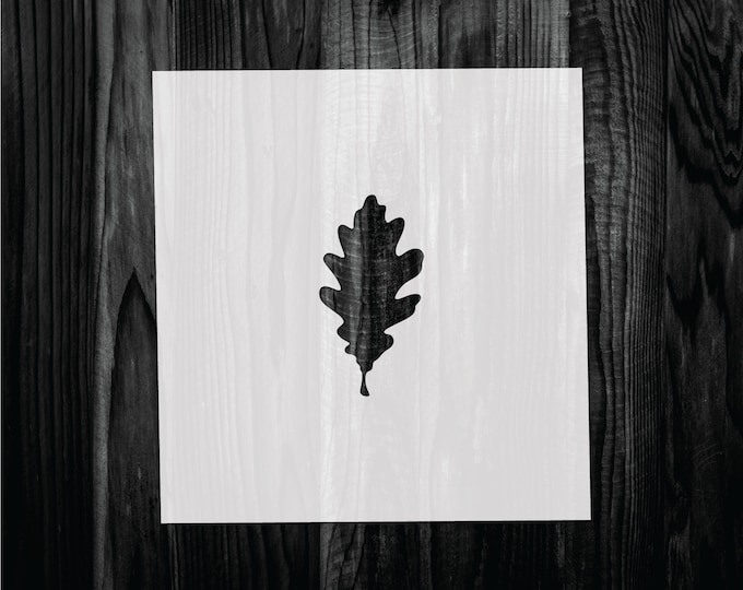 Oak Leaf Stencil Leaf Stencil, Oak Leaf Stencil, Leaves Stencil, Oak ...