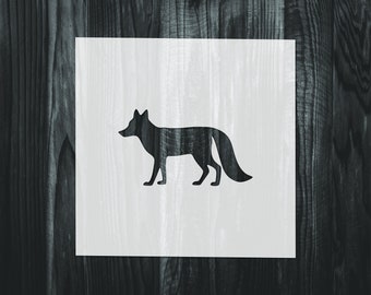 Fox Stencil Reusable Fox Stencil Art Stencil DIY Craft - Etsy
