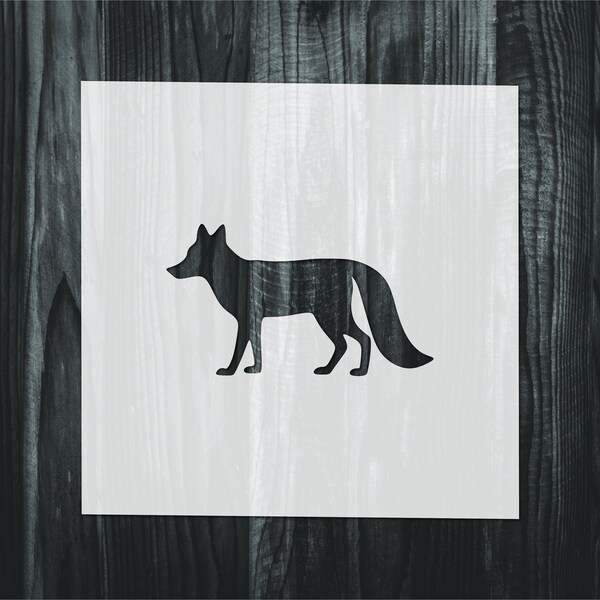 Fox Stencil - Etsy
