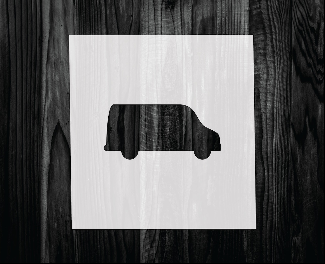 Van Stencil: Reusable 10 Mil Mylar Stencil - Etsy