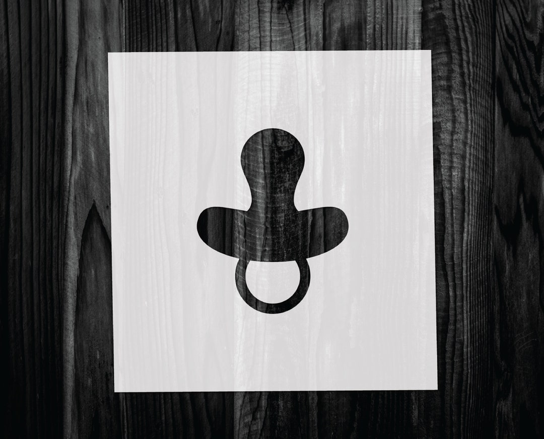 Pacifier Stencil, Mylar Reusable Stencil, Stencil, FAST SHIPPING - Etsy