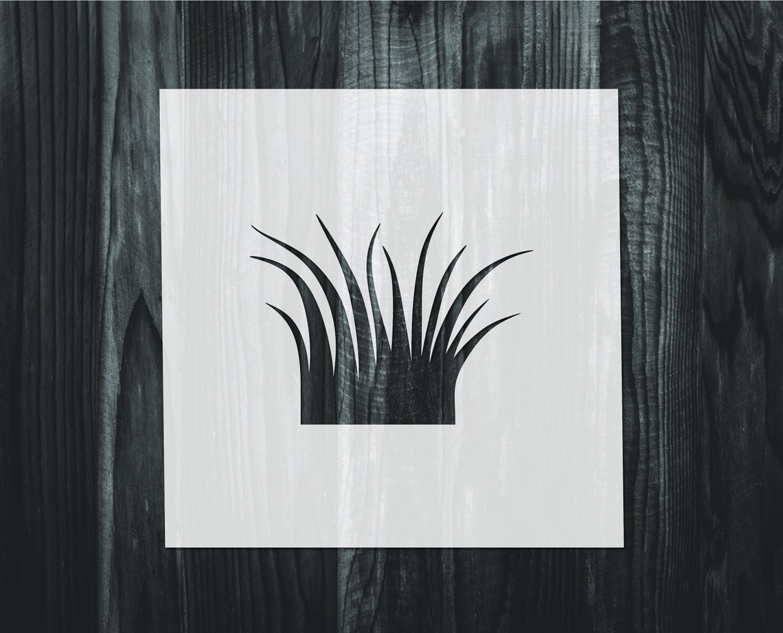 Grass Stencil Mylar Reusable Stencil Stencil FAST SHIPPING - Etsy