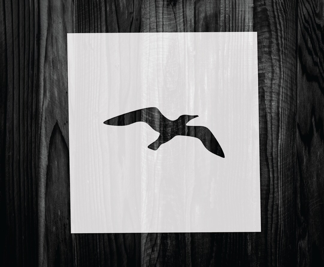 Seagull Stencil: Reusable Mylar Stencil - Etsy